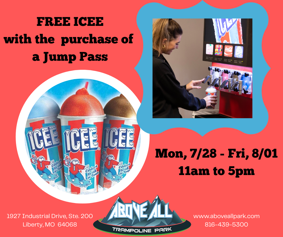 Free Icee - Above All Trampoline Park
